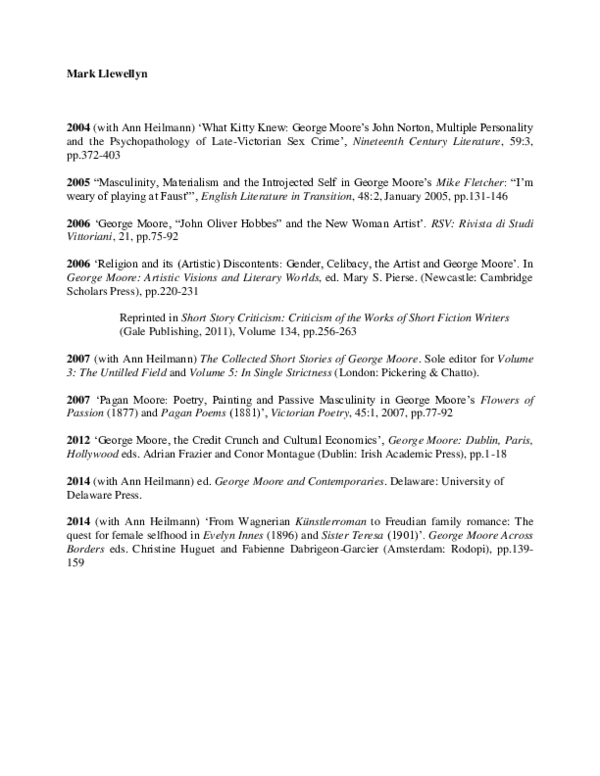 (PDF) What Kitty Knew | Ann Heilmann - Academia.edu