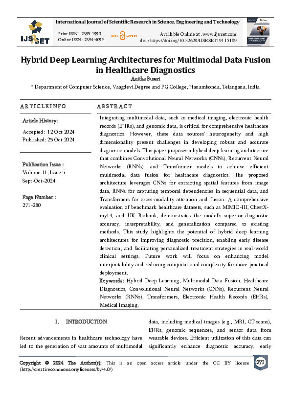 (PDF) Hybrid Deep Learning Architectures for Multimodal Data Fusion in Healthcare Diagnostics