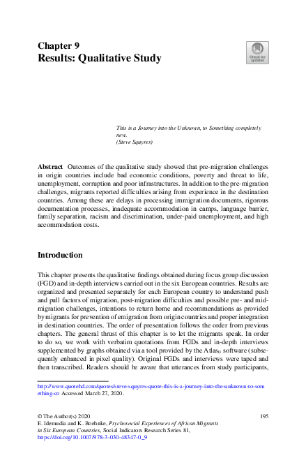 (PDF) Results: Qualitative Study