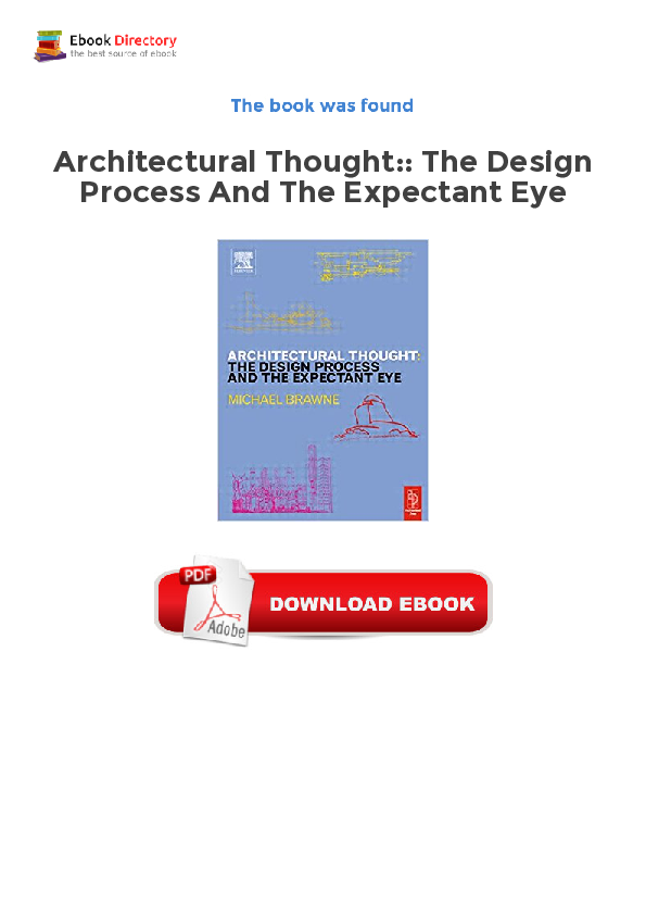 (PDF) Architectural thought: the design process and the expectant eye