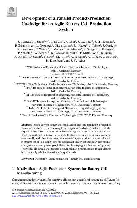 (PDF) Development of a Parallel Product-Production Co-design for an ...