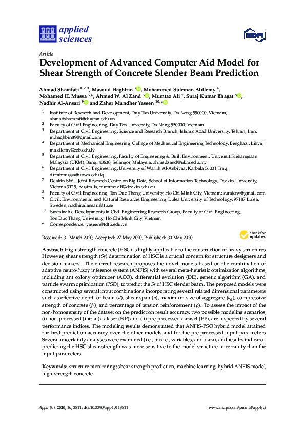 (PDF) Development of Advanced Computer Aid Model for Shear Strength of ...