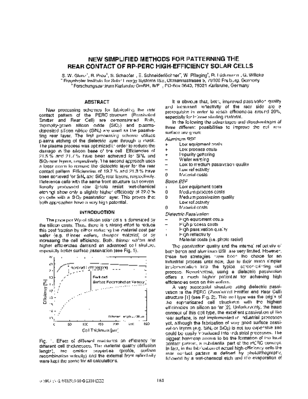 (PDF) New simplified methods for patterning the rear contact of RP-PERC ...