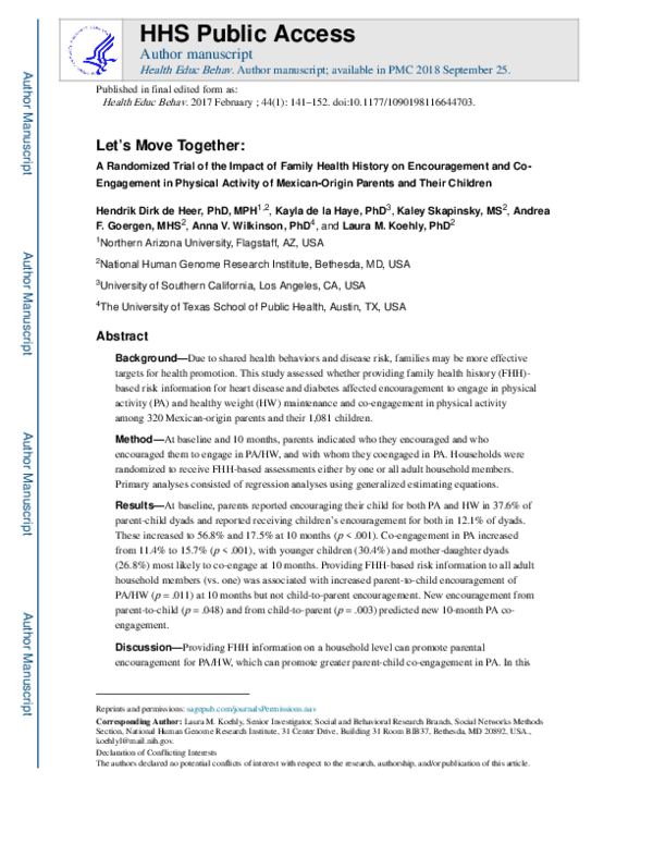 (PDF) Let’s Move Together