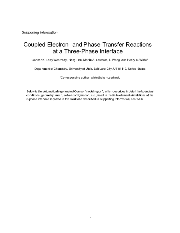 (PDF) Coupled Electron- and Phase-Transfer Reactions at a Three-Phase ...