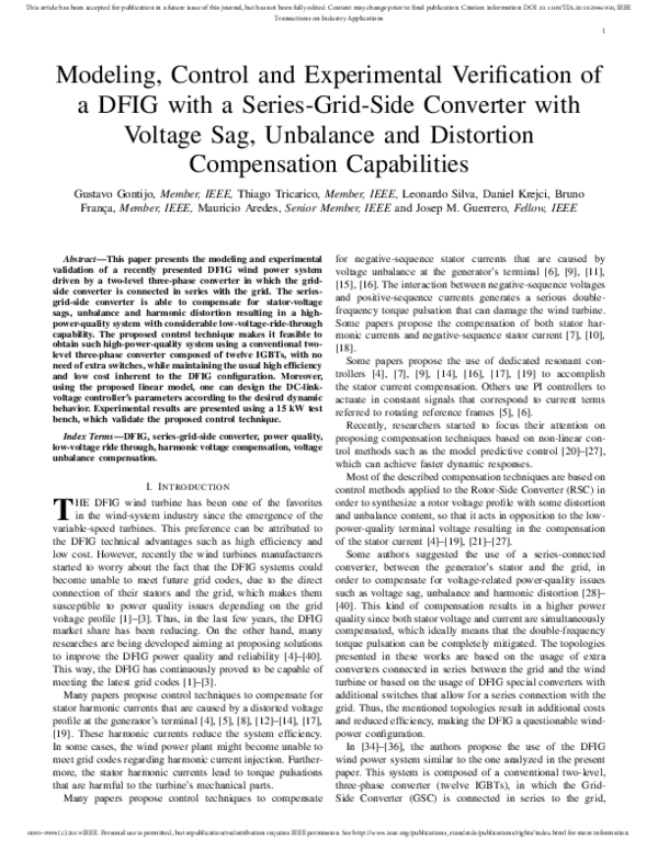 Pdf Modeling Control And Experimental Verification On A Two Wheeled Vehicle With Free