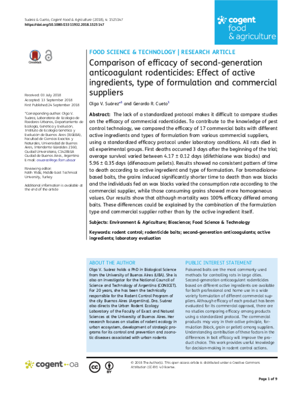 (PDF) Comparison of efficacy of second-generation anticoagulant ...