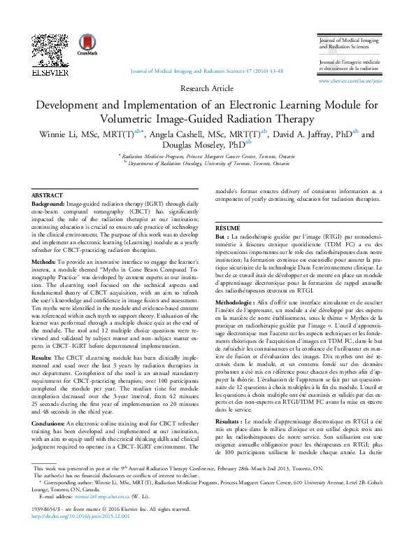 (PDF) Development and implementation of electronic growth charts for ...