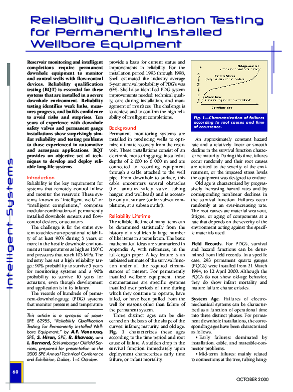 (PDF) Reliability Qualification Testing for Permanently Installed ...