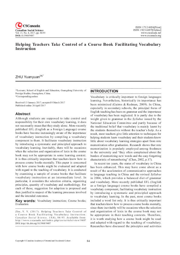 (PDF) Introduction to This Book and the Take Control Course