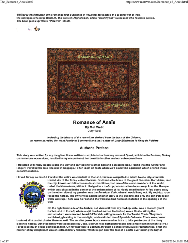 (PDF) Romance of Anaïs | Mel Copeland - Academia.edu