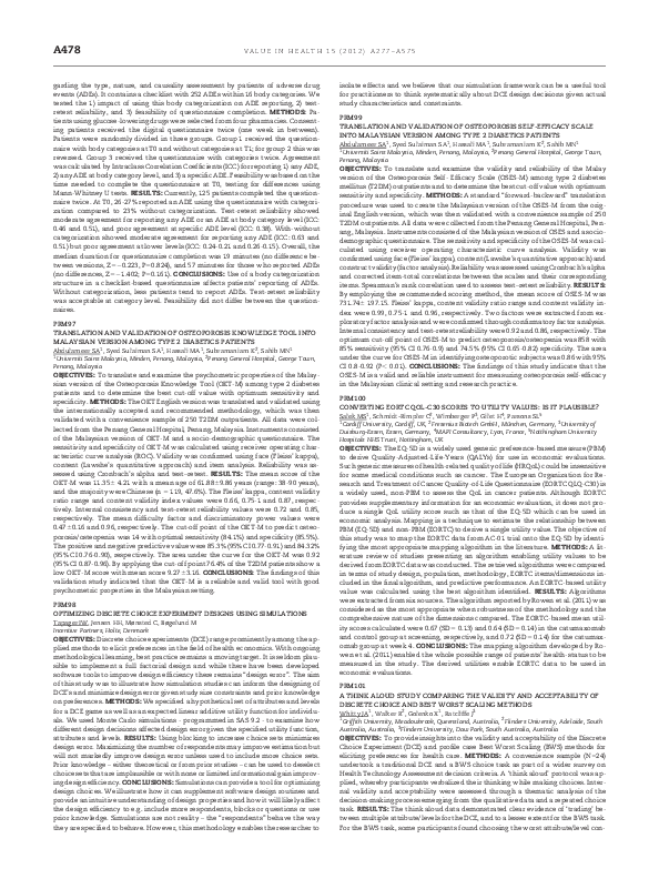 (PDF) PRM101 A Think Aloud Study Comparing the Validity and ...