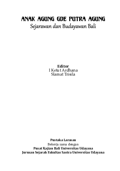 (PDF) E-Book Persembahan Prof. Putra Agung--Artikel Trisila