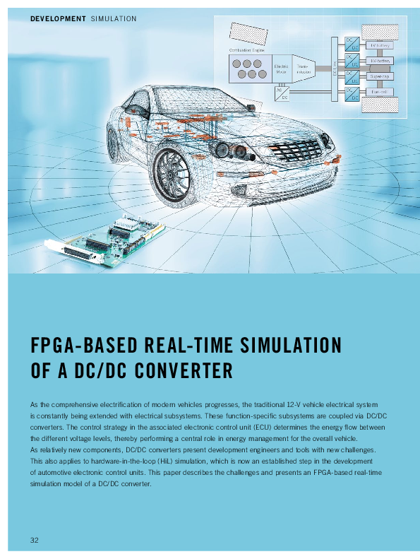 Pdf Fpga Based Real Time Simulation Of A Dc Dc Converter