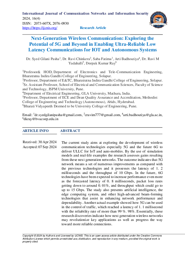 (PDF) Next-Generation Wireless Communication: Exploring the Potential ...