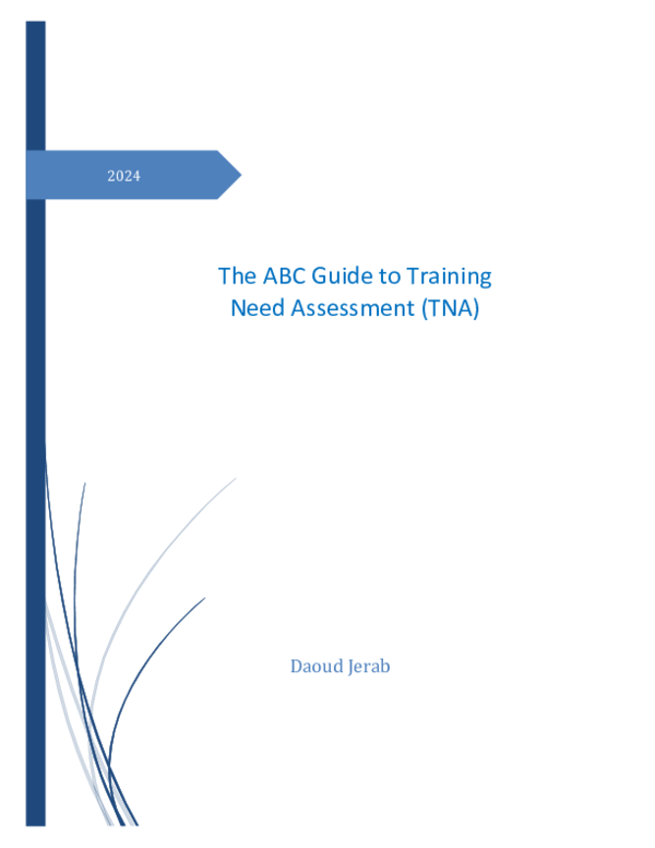 (PDF) The ABC Guide to Training Need Assessment