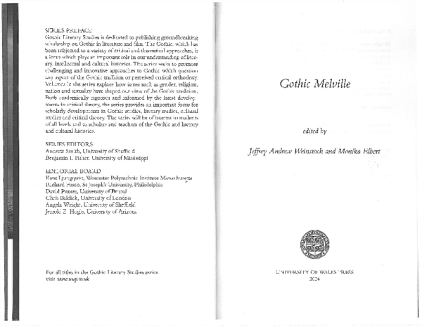 (PDF) Sunday in the Office with Bartleby: MELVILLE'S PROTONATURALIST GOTHIC