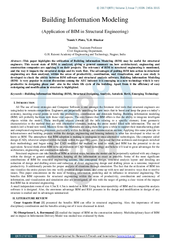 (PDF) Building Information Modeling