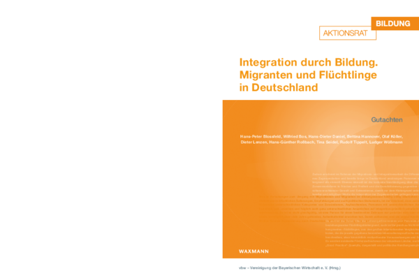 (PDF) Integration durch Bildung. Migranten und Flüchtlinge in ...