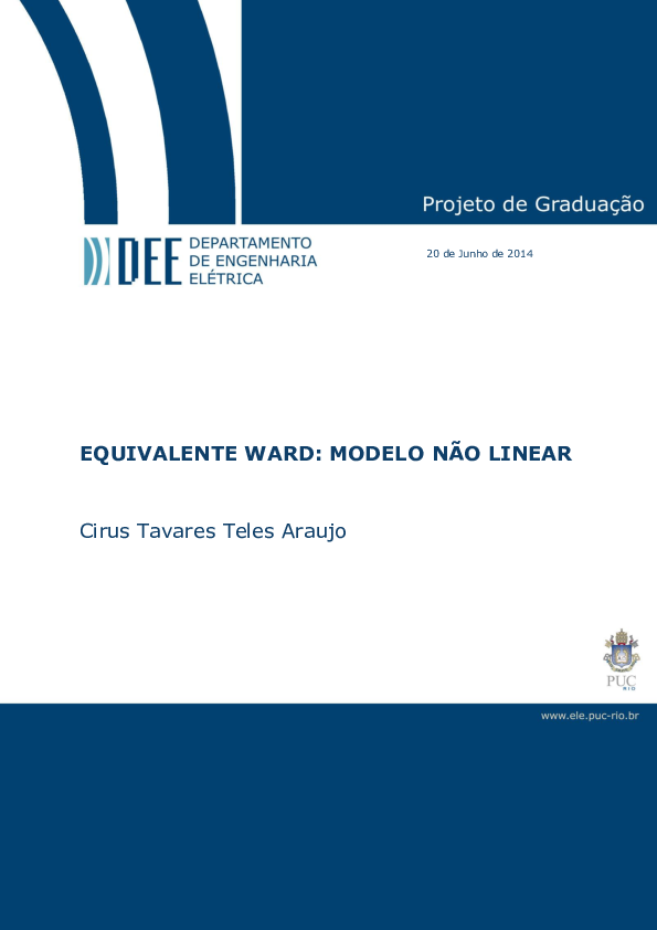 (PDF) Equivalente Ward: Modelo Não Linear