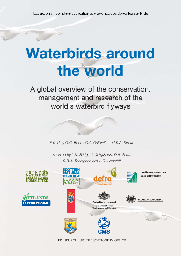 Pdf Monitoring And Conservation Of Waterbirds In Colombia
