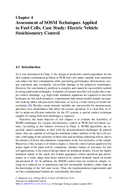 (PDF) Assessment of SOSM Techniques Applied to Fuel Cells. Case Study ...
