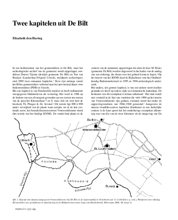 (PDF) Twee kapitelen uit de Bilt