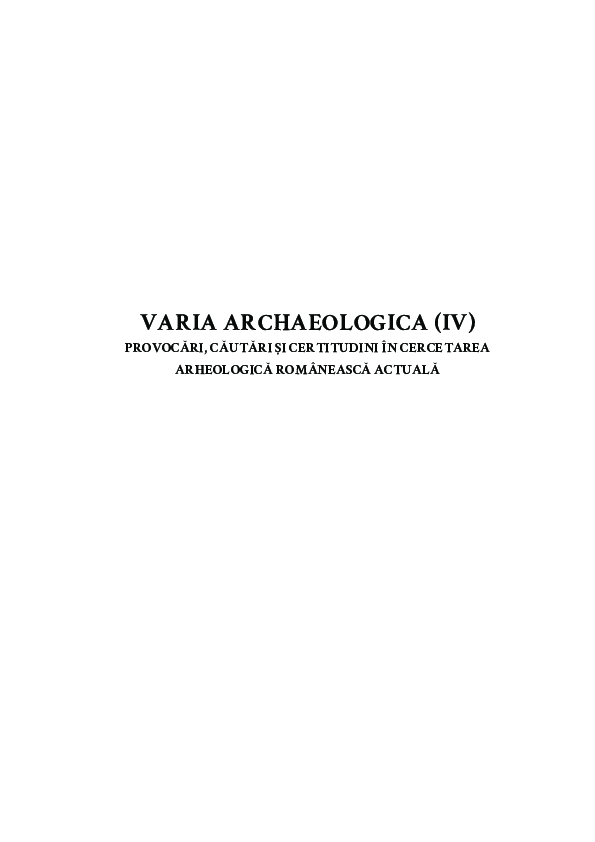 (PDF) Tezaurul de la Muncelu de Sus (com. Mogoșești-Siret, jud. Iași ...
