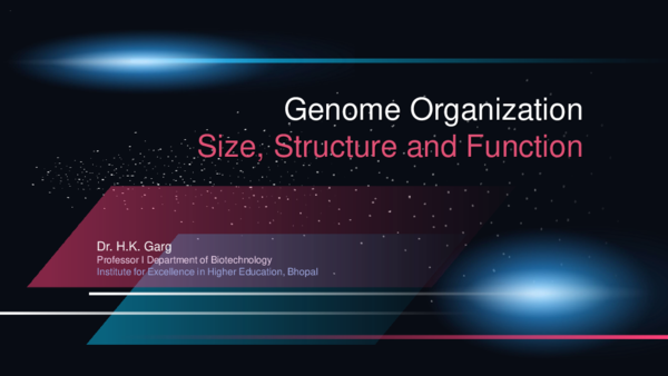 (PDF) Genome Organization
