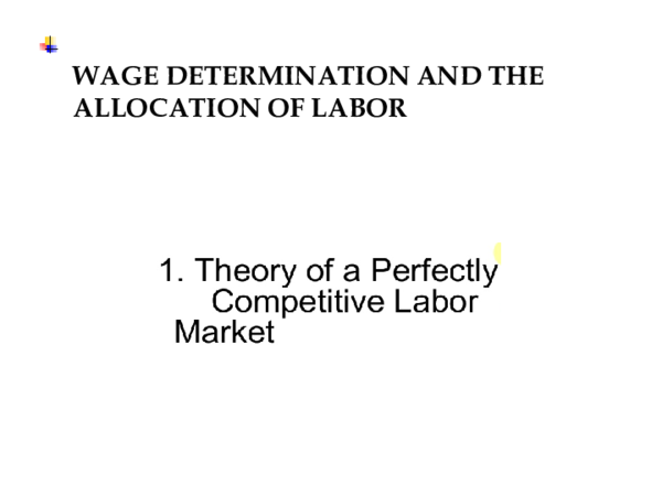 (PDF) Wage Determination