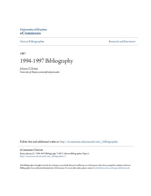 (PDF) 1994-1997 Bibliography