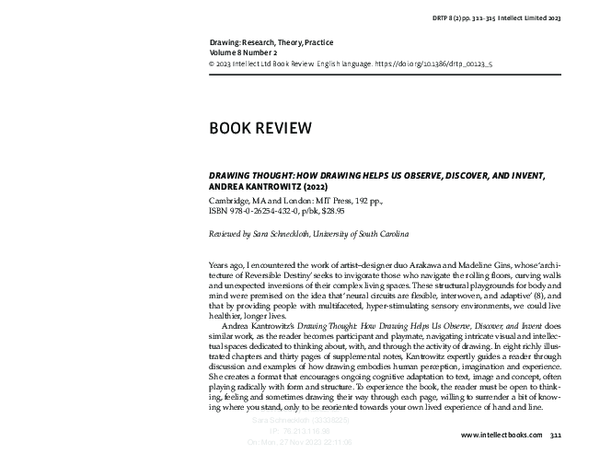 (PDF) Drawing Thought: How Drawing Helps Us Observe, Discover, and ...