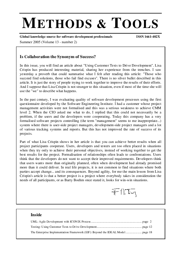 (PDF) Agile Development with ICONIX Process