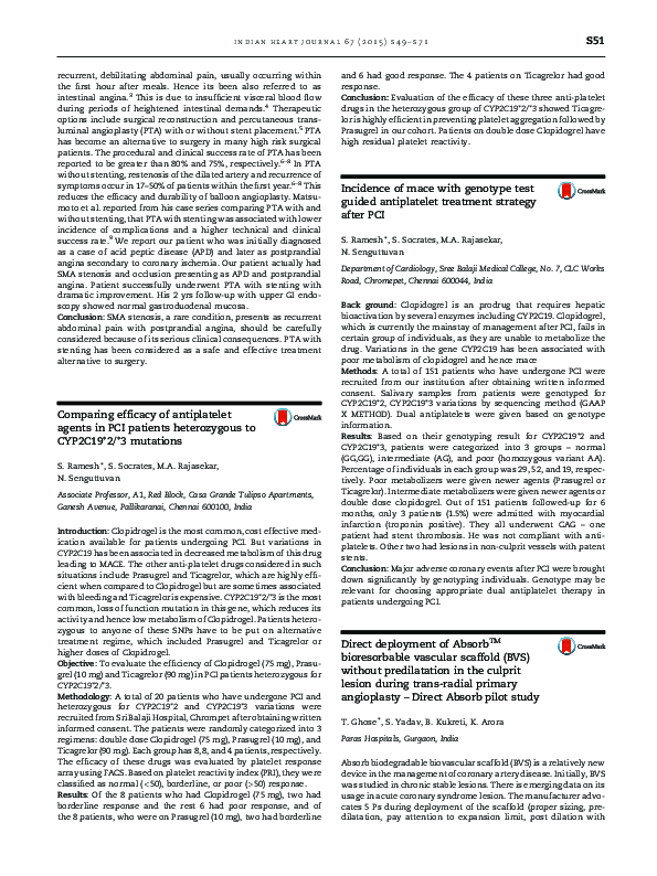 (PDF) Direct deployment of Absorb™ bioresorbable vascular scaffold (BVS ...