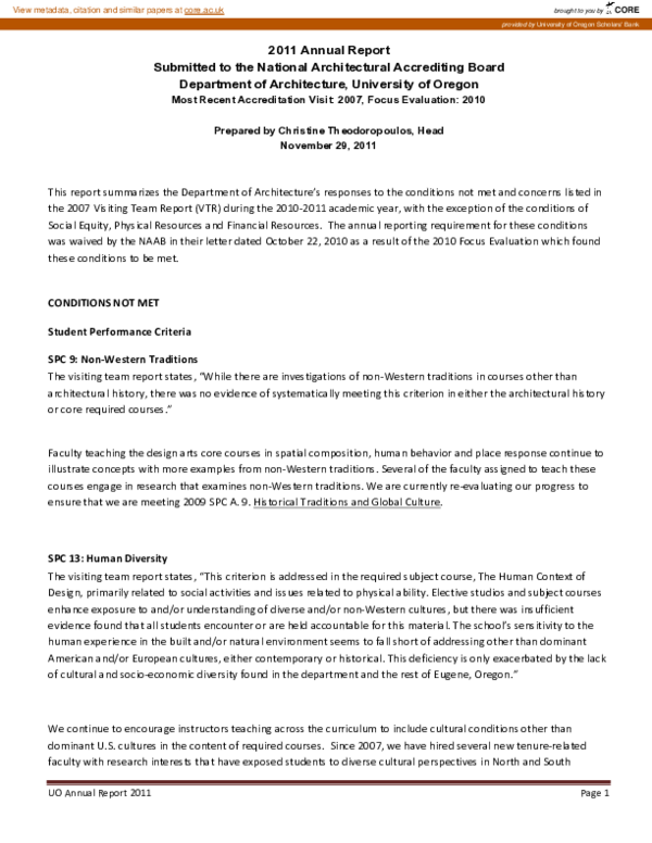 (PDF) 2011 Annual Report Submitted to the National Architectural ...