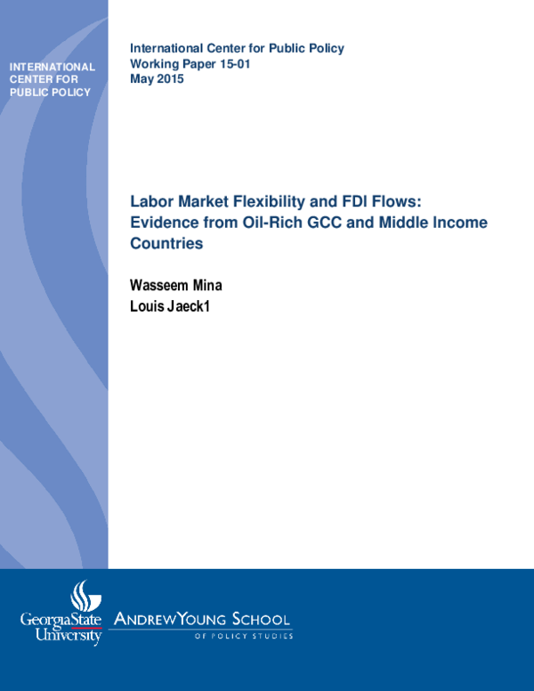 (PDF) Labor Market Flexibility and FDI Flows: Evidence from Oil-Rich ...