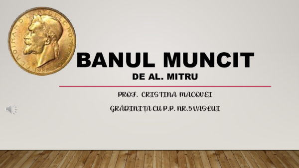 (PDF) BANUL MUNCIT după Al Mitru
