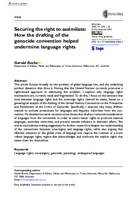 (PDF) Securing the right to assimilate: How the drafting of the ...