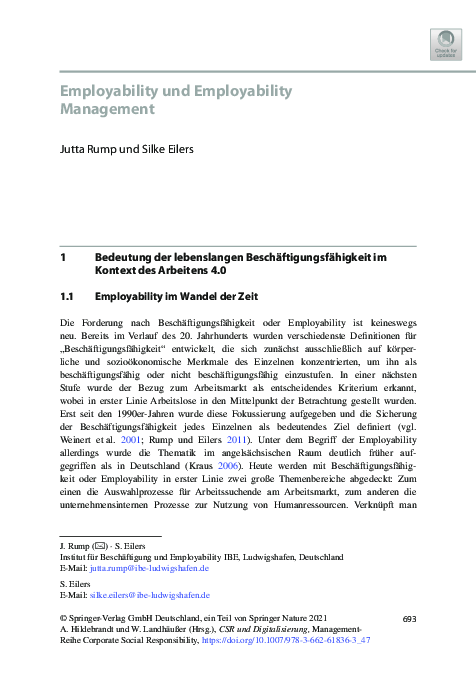 (PDF) Employability und Employability Management