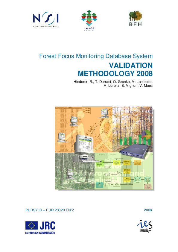 (PDF) Forest Focus Monitoring Database System - Validation Methodology 2008 | Oliver Granke ...
