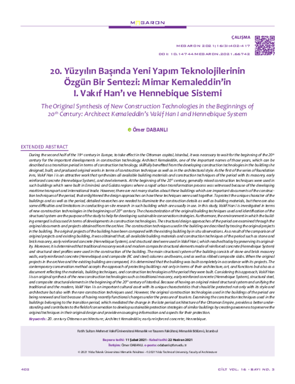 (PDF) The original synthesis of new construction technologies in the ...