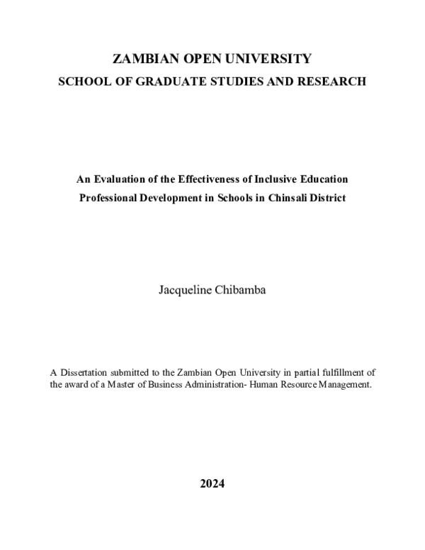 (PDF) FINAL PRINTABLE DISSERTATION DOC - JAcqueline