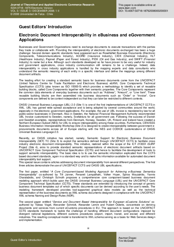 (PDF) Guest Editors' Introduction