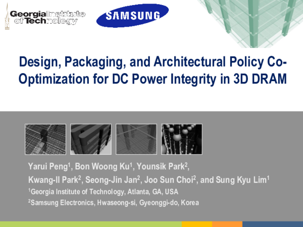 (PDF) Design, packaging, and architectural policy co-optimization for ...