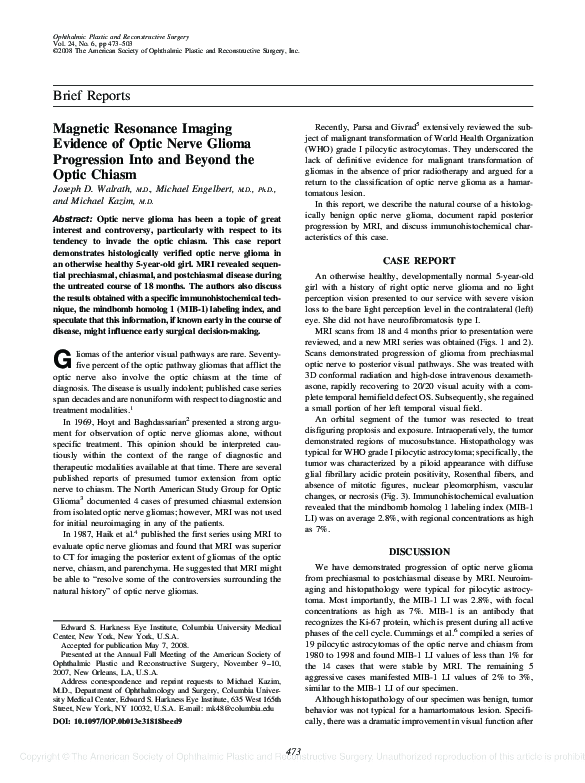 (PDF) Subepidermal Calcified Nodule of the Eyelid