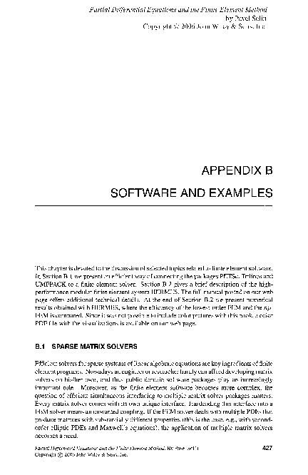 (PDF) Appendix B: Software and Examples