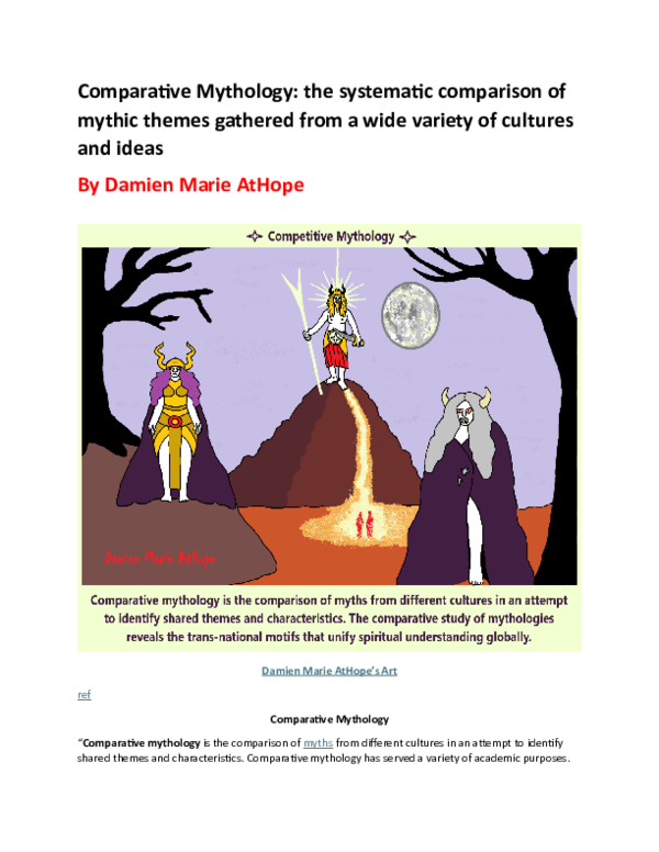 (PDF) Comparative Mythology: the systematic comparison of mythic themes ...