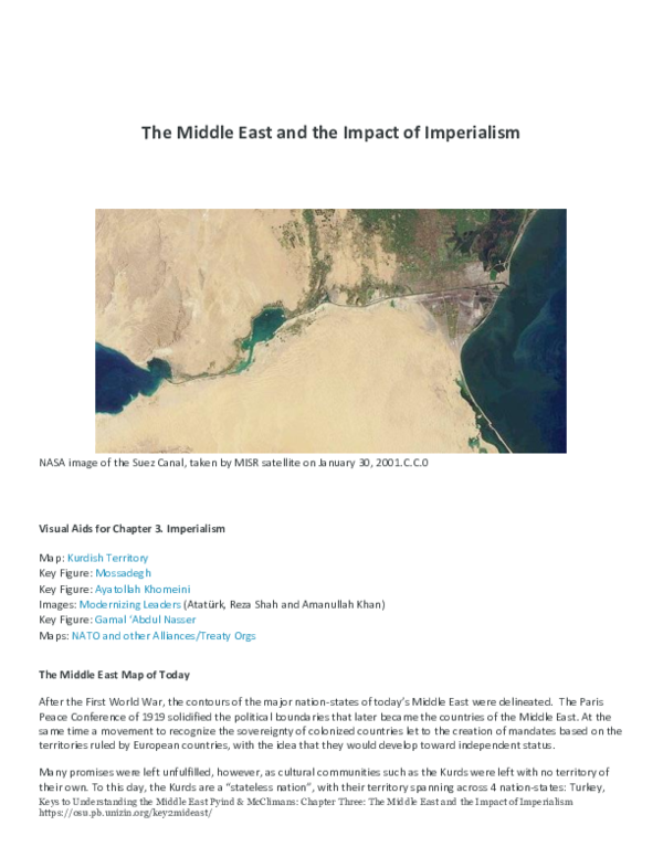 (PDF) The Middle East and the Impact of Imperialism
