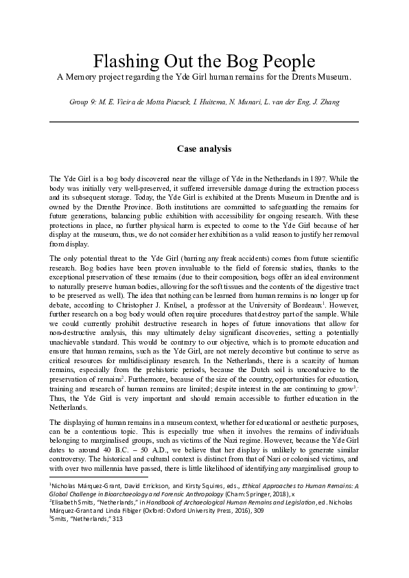 (PDF) Fleshing Out Bogs People - Educational project