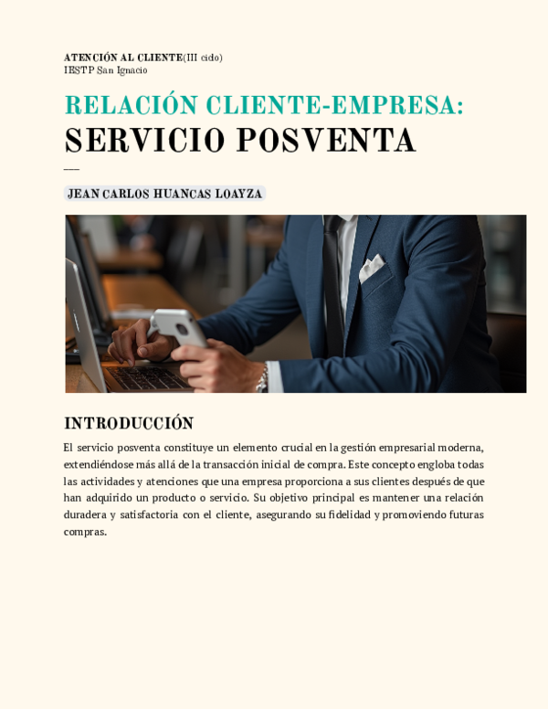 (PDF) Servicio Posventa